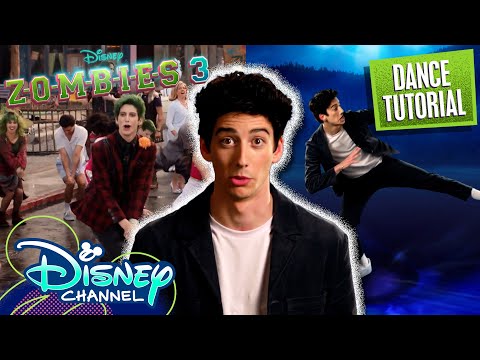 ZOMBIES 3 Exceptional Zed Dance Tutorial With Milo Manheim | @disneychannelanimation