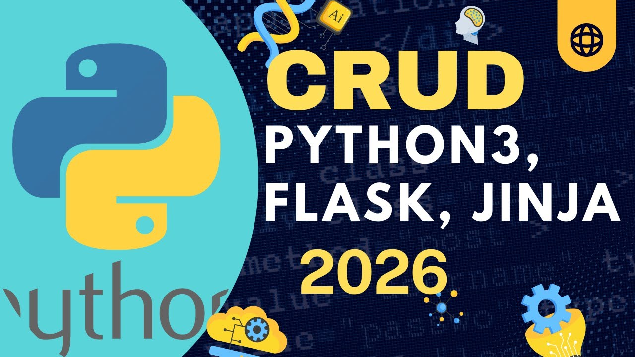 Python Flask CRUD Tutorial for Beginners | Jinja2 Templates