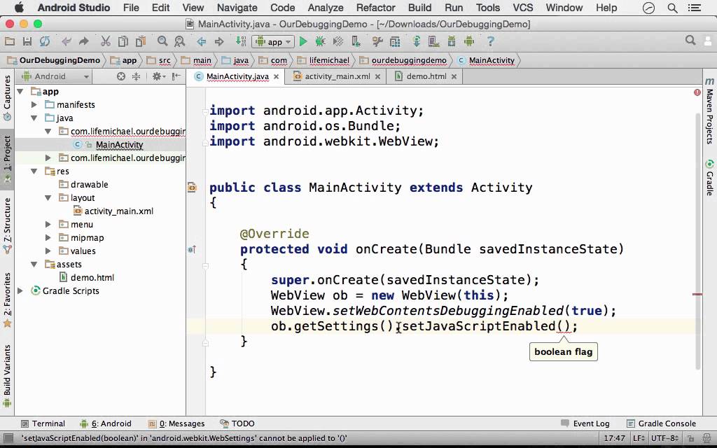 Android Hybrid Applications Remote Debugging