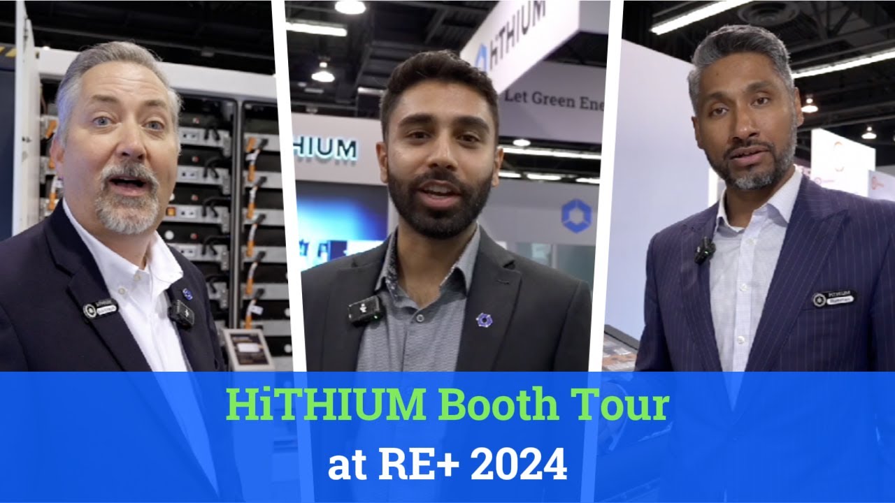 HiTHIUM Booth Tour at RE+2024