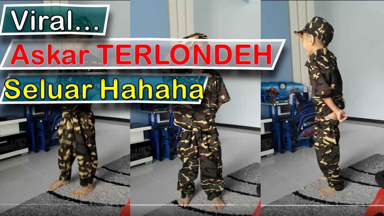 Askar TERLONDEH Seluar | Video VIRAL Hafidz Yang Mencecah 830,000 Tontonan