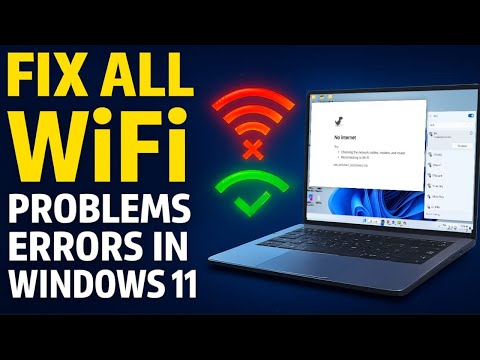 How to Fix Wi-Fi Not Connecting Problem in Windows 11 | Solved All Wi ...