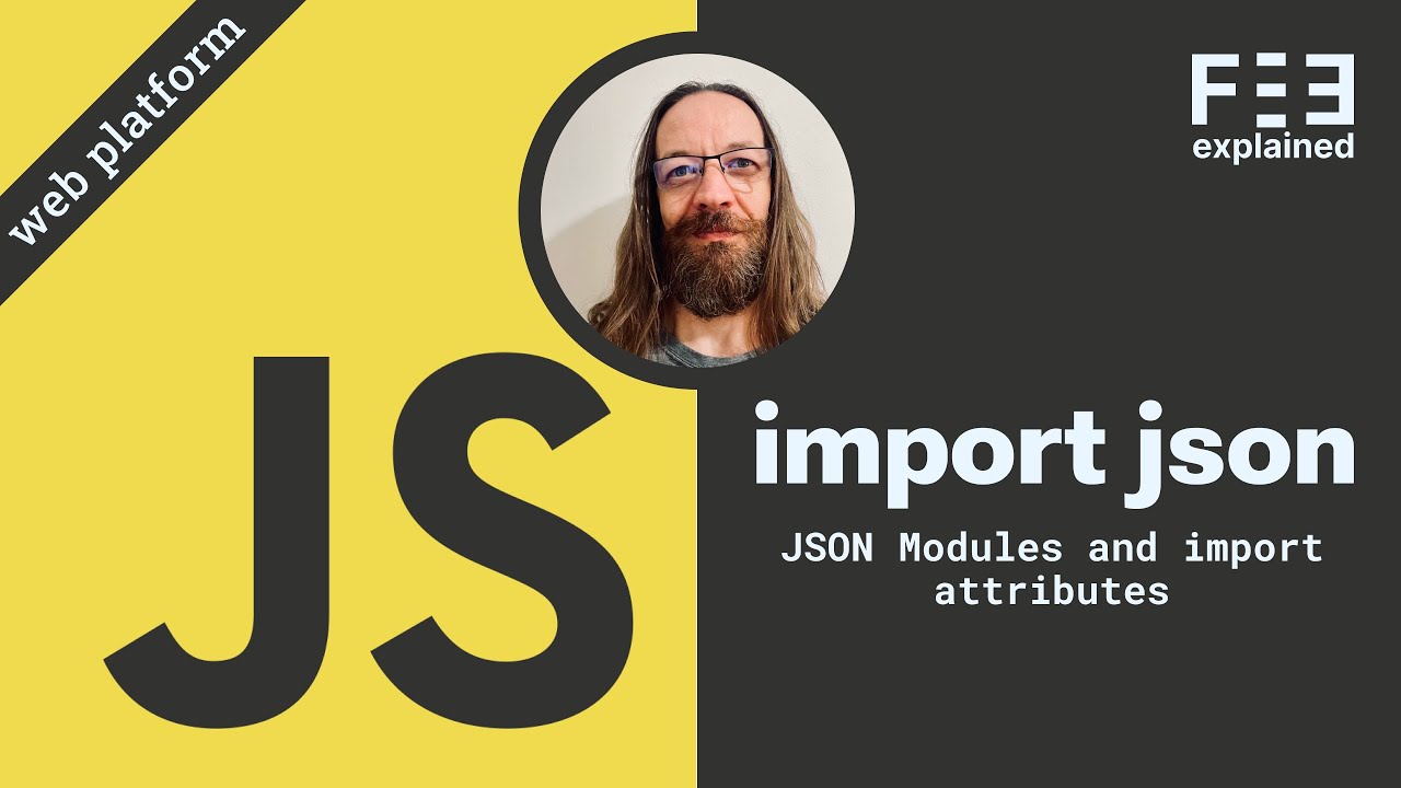 JSON Modules in JavaScript - import JSON, no build step #webdevelopment