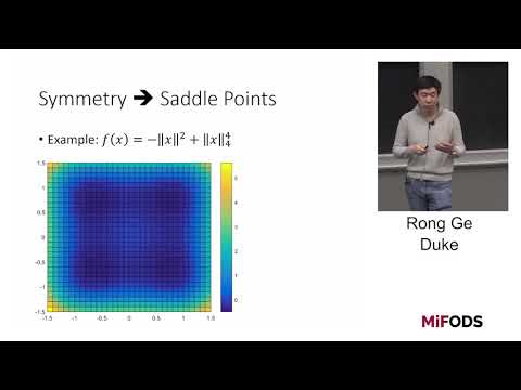 Rong Ge (Duke) -- Optimization Landscape Symmetry, Saddle Points and Beyond