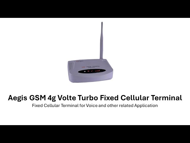 AEGIS FCT Device - Fixed Cellular Terminal - Aegis GSM 4G Volte Turbo ...