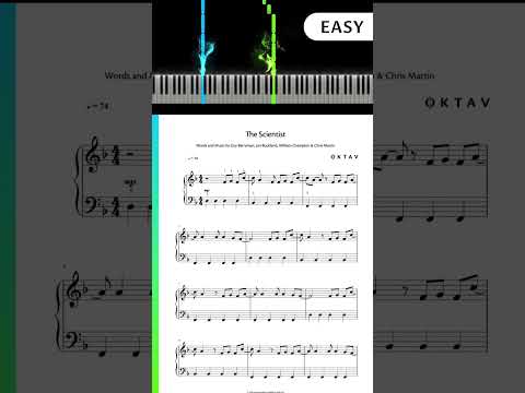 The Scientist by Coldplay - Easy Piano Tutorial for Beginners