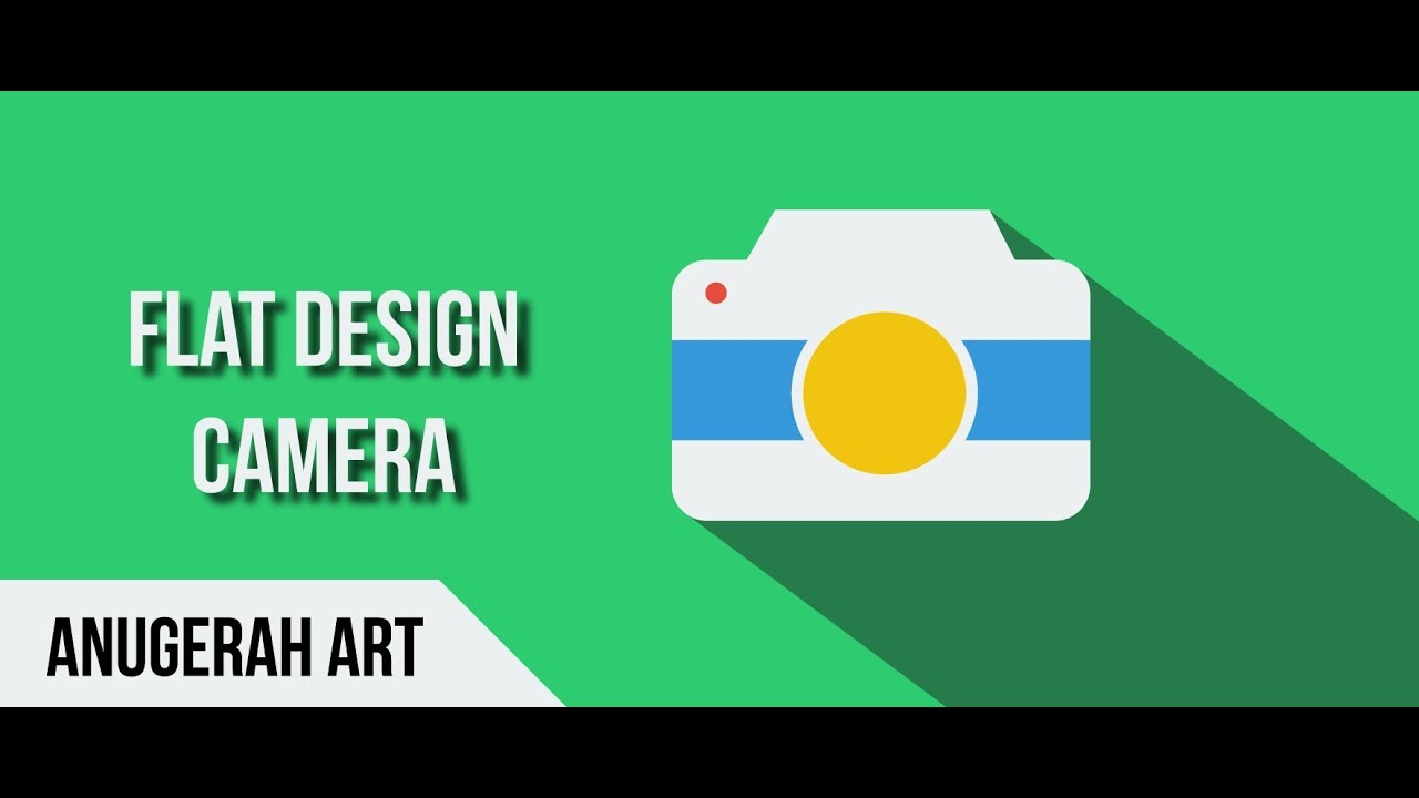 Flat Design Long Shadows - Illustrator Indonesia Tutorial