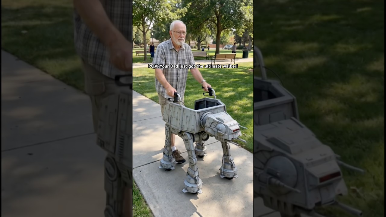 These At-At Walker Mobility Aids Turn Grocery Runs Into Galactic Missions