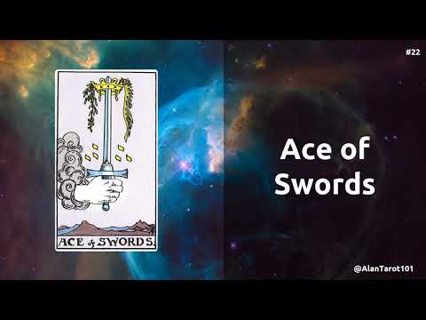 Tarot Reading 101: Ace of Swords (Love/Career/Money/Finance Meanings) with English Subtitles/中文字幕
