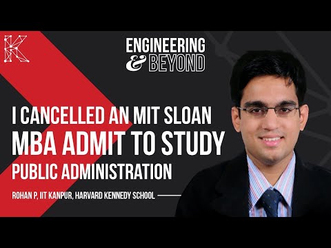 I Cancelled My MBA Admit To Study Public Administration Ft. Rohan P, Harvard Kennedy School