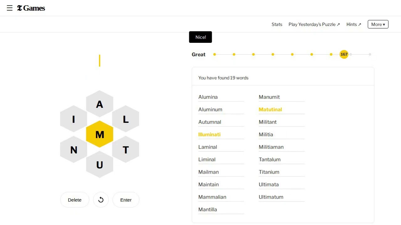 NYT Spelling Bee Answer Today (April 19, 2026) - Hints & Solution