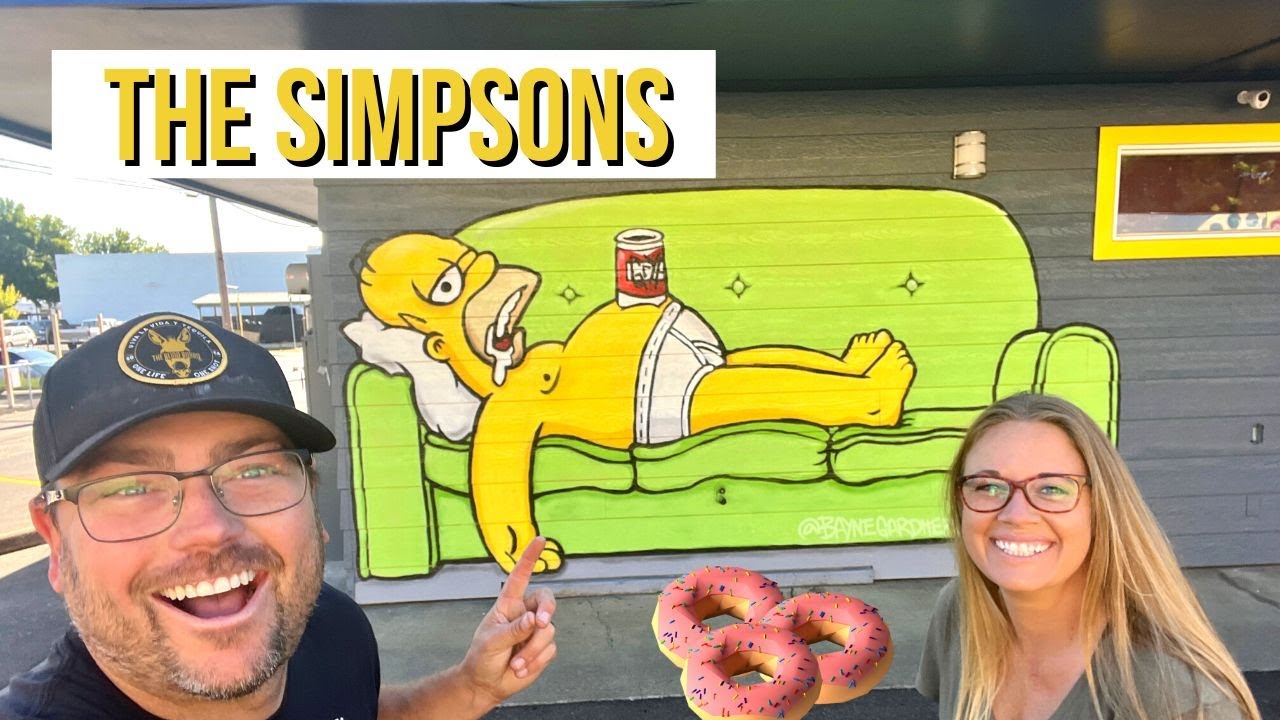 The REAL SPRINGFIELD | SIMPSONS MURALS | Eugene Farmers Market