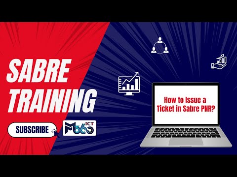 How to Issue a Ticket in Sabre (PNR Part 1) | Step-by-Step Guide for Beginners