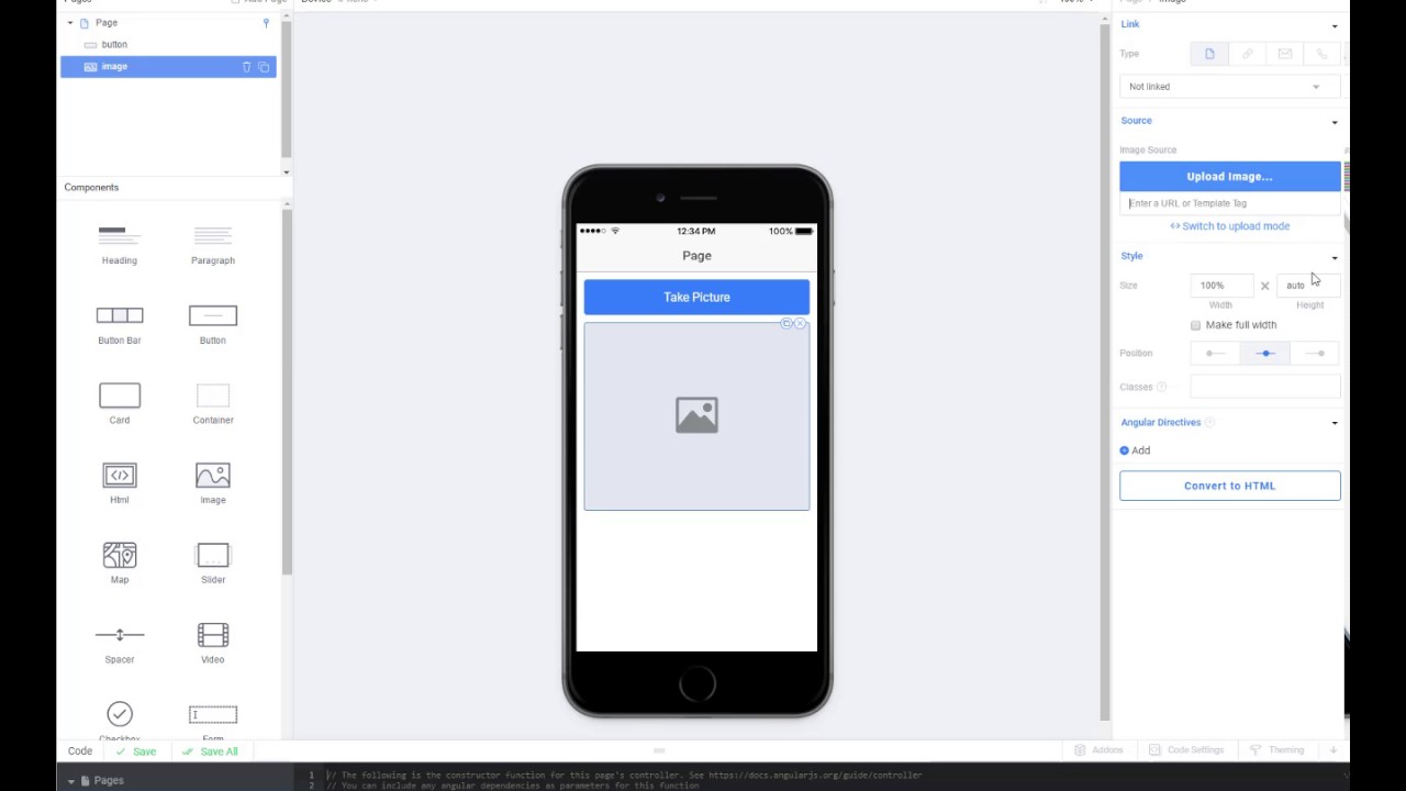 Ionic - Taking Pictures with the Camera