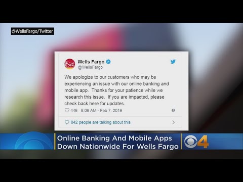 Online Banking, Mobile App Are Down Nationwide For Wells Fargo