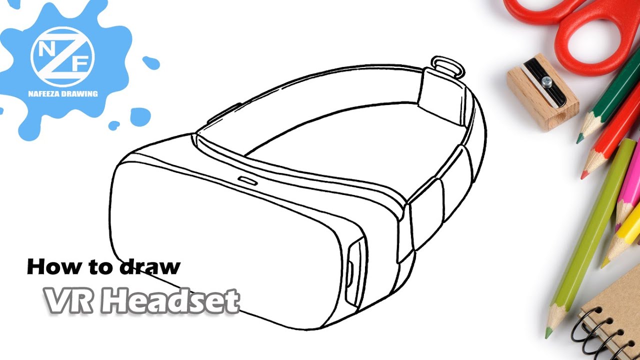 How to draw VR Headset