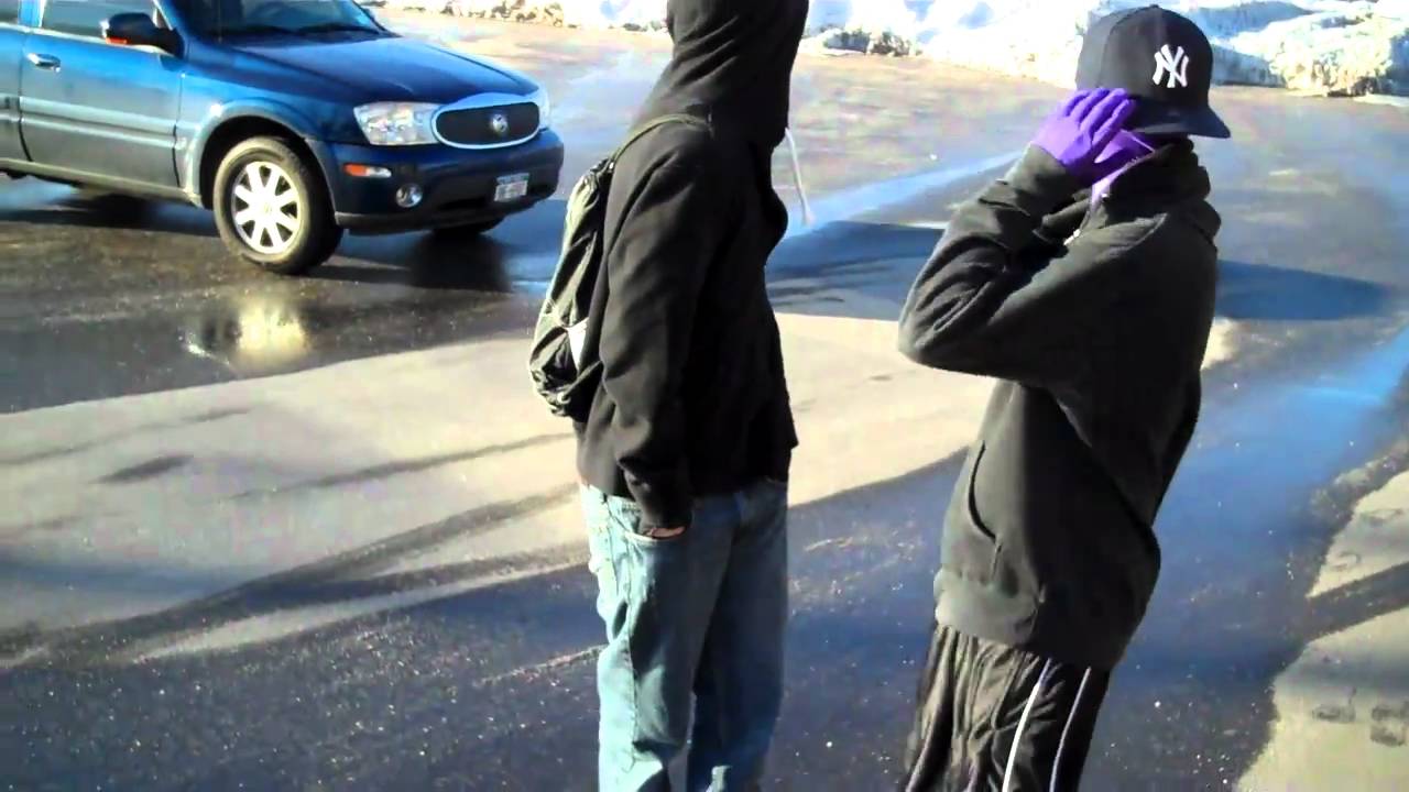 Morphman running from the cops.