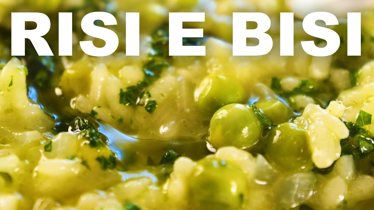 Venetian rice and peas — 'risi e bisi'