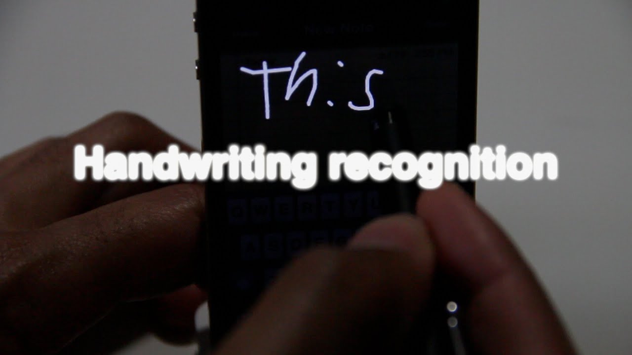 Handwriting recognition