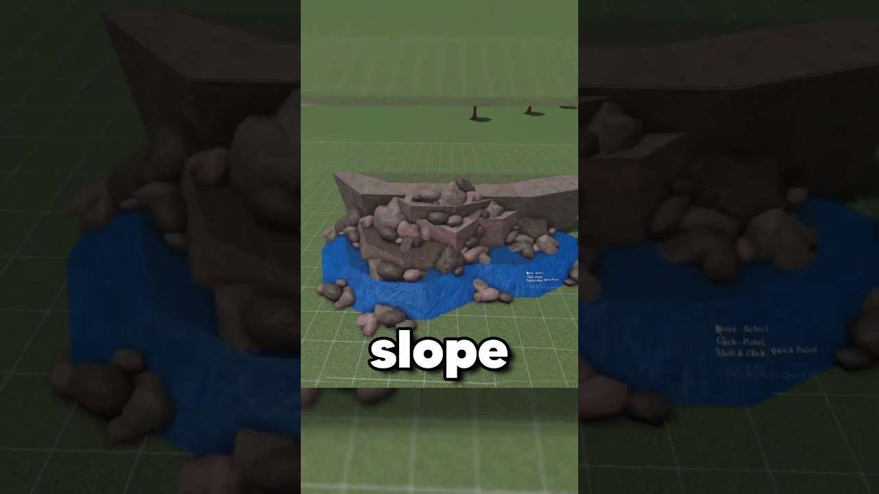 Bloxburg MOUNTAINS are super easy to build? #bloxburg #roblox #bloxburgbuilds