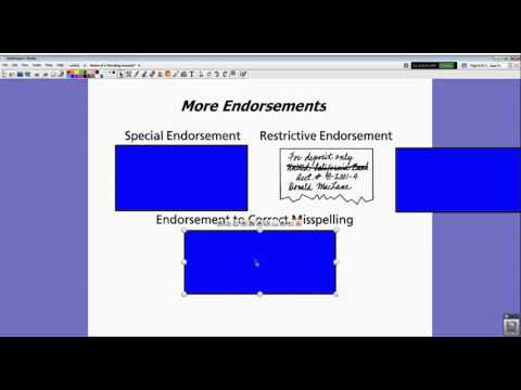 Endorsing Checks