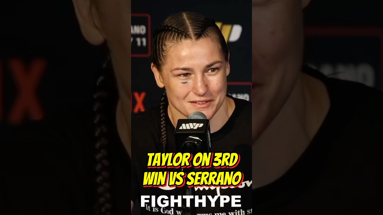 Katie Taylor FIRST WORDS on BEATING Amanda Serrano AGAIN in Trilogy