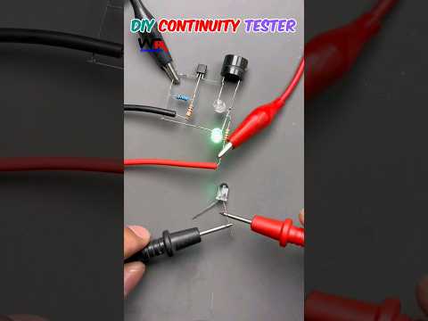 Diy Continuity Tester Circuit Using S8050 #continuitytester #diyelectronics #electronicsprojects