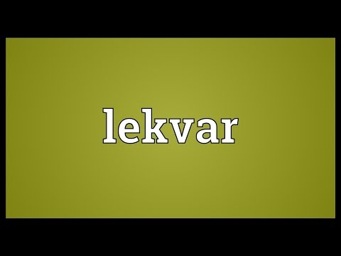 Lekvar Meaning