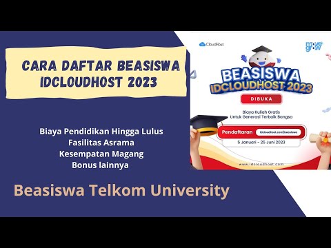 Cara Daftar Beasiswa IDCLOUDHOST 2023 | Beasiswa Febuari 2023