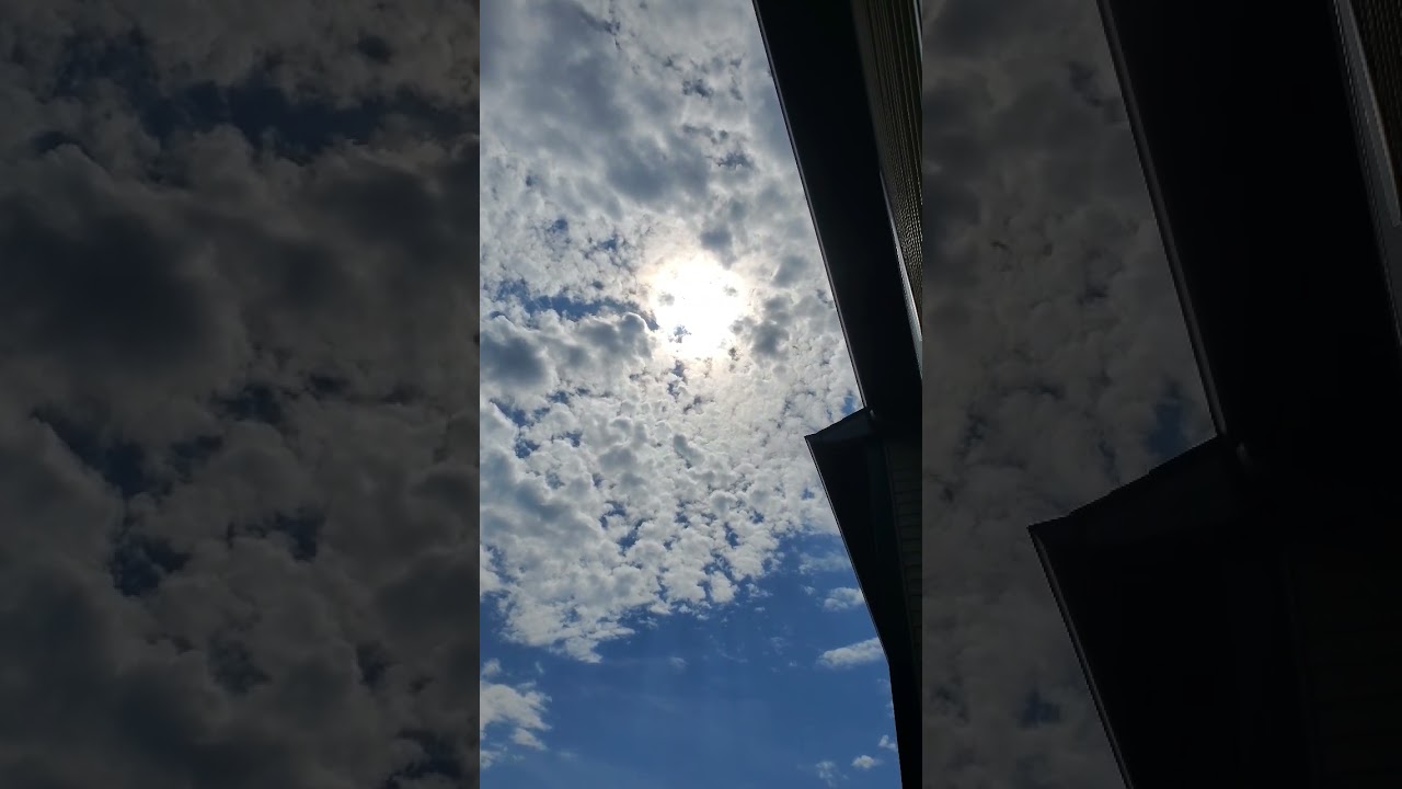 Rare Solar Eclipse and clouds!!!