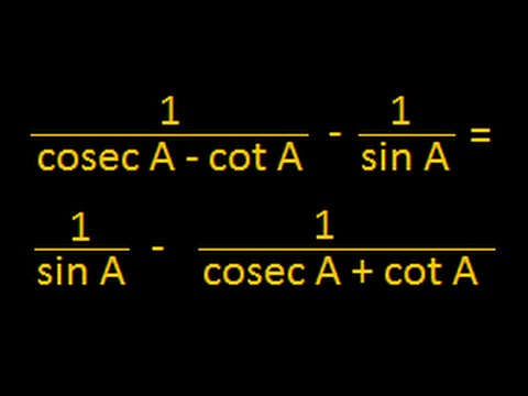 Trigonometric equation (Hard) : cosec and cot – Mathssmart