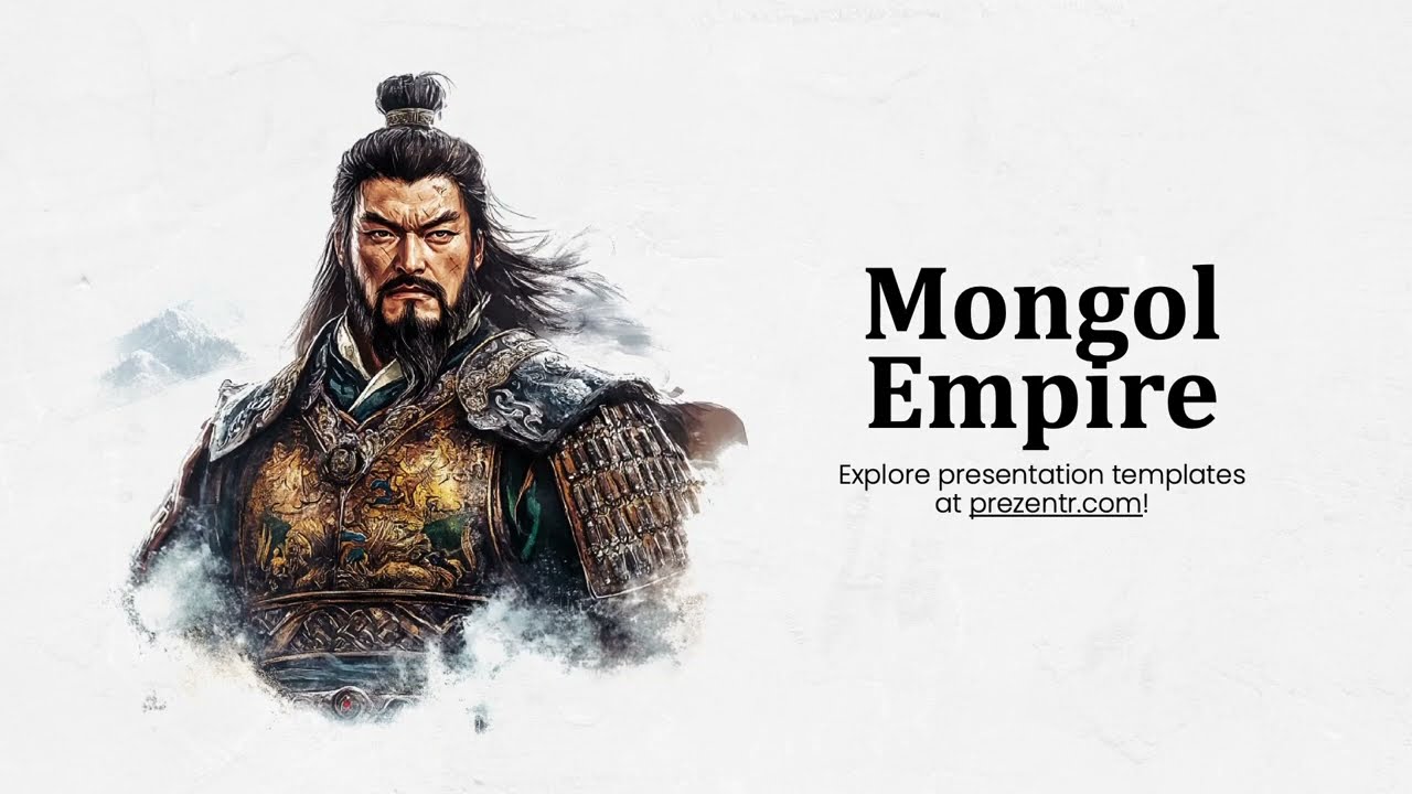 Mongol Empire PowerPoint Template Preview