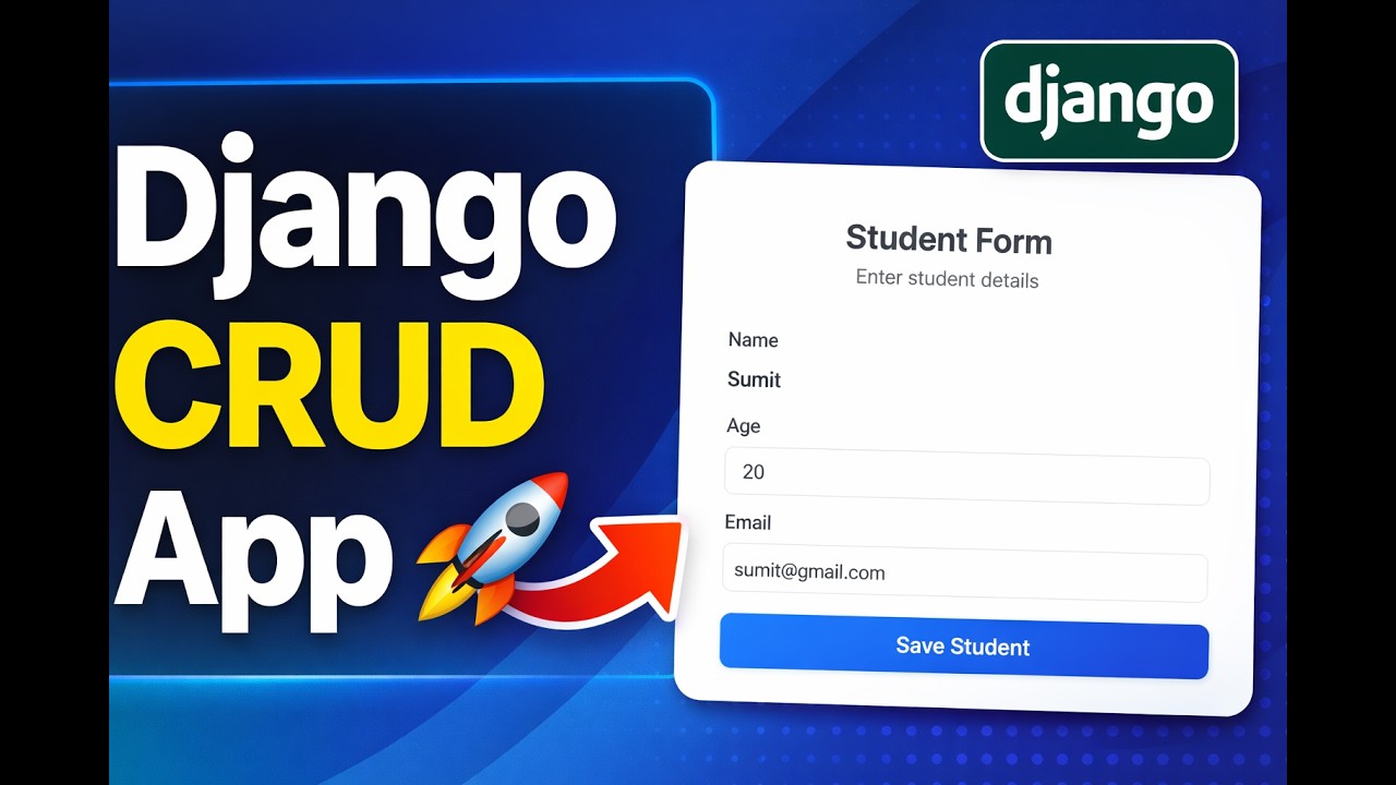 Django Student Management System | CRUD Project Step by Step