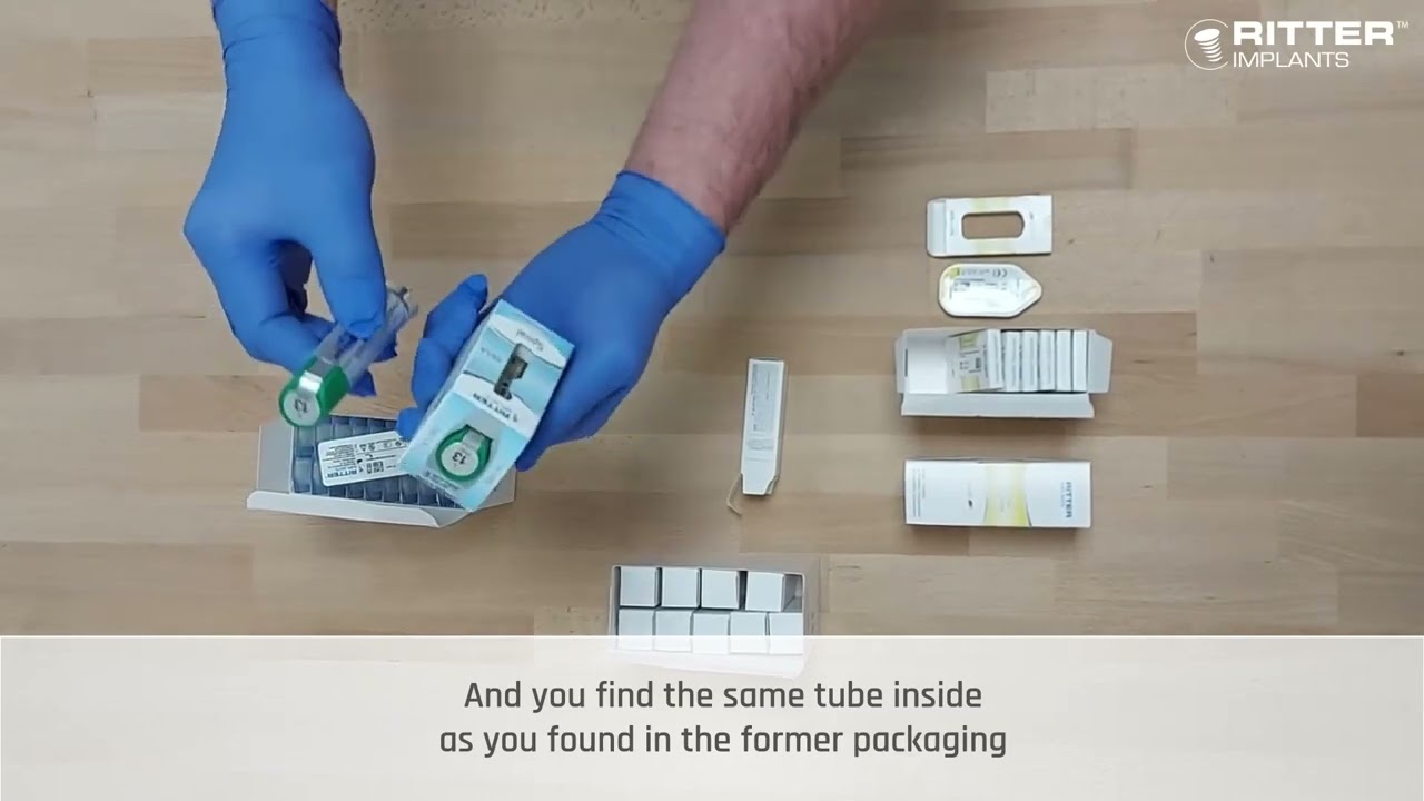 Ritter Implants   New Packaging for Implants