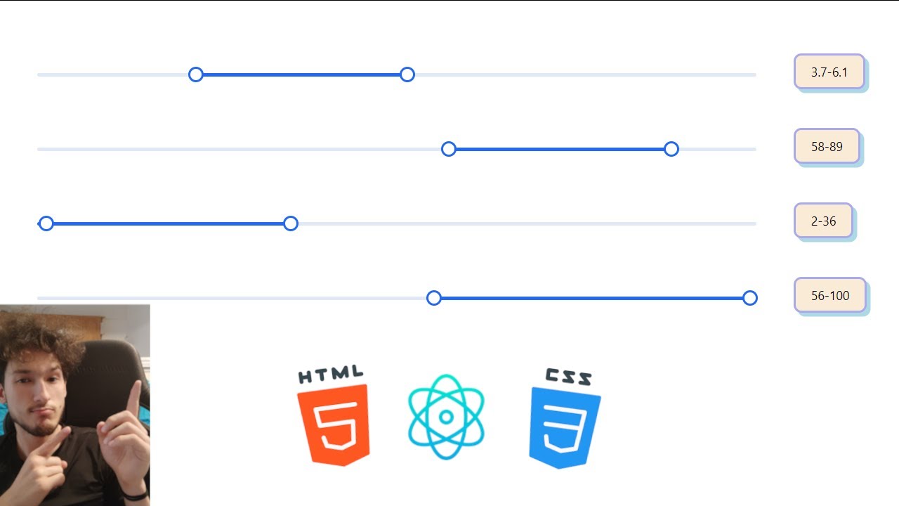 React Double Range Input Component Tutorial