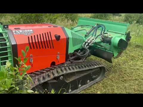 Crawler remote control land reclamation machine high horsepower forest fire development