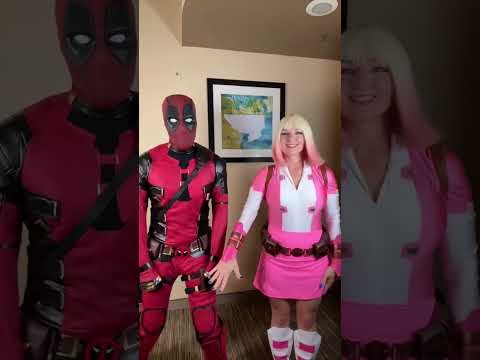 Best friends! @XSuperGirlyX #deadpool #deadpool3 #deadpoilandwolverine #gwenpool #cosplay
