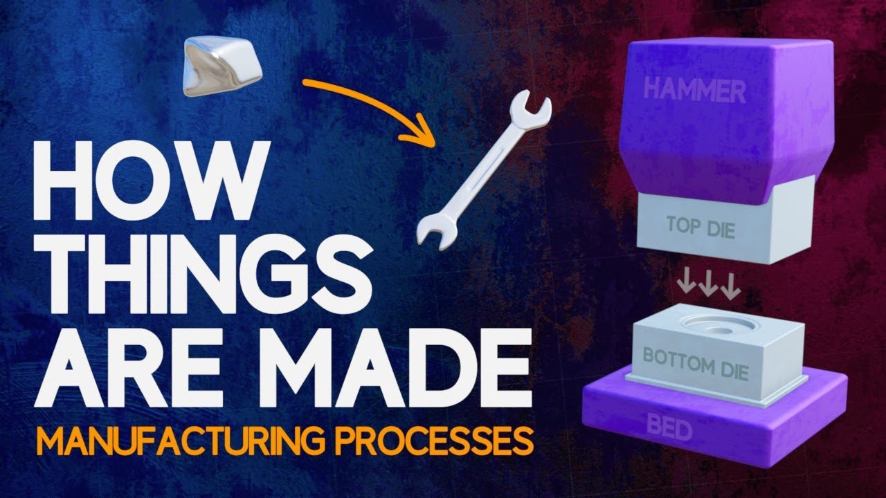 How Things Are Made | An Animated Introduction to Manufacturing Processes