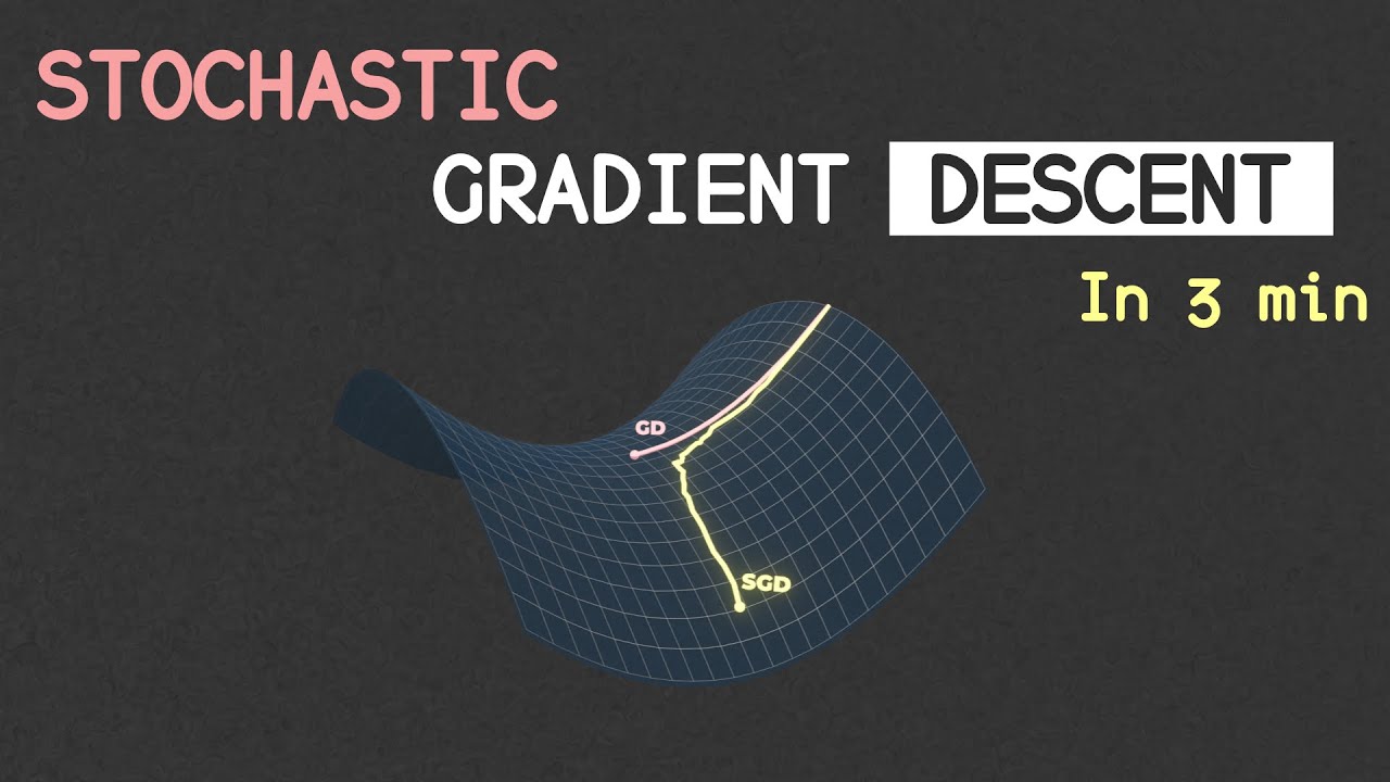 STOCHASTIC Gradient Descent (in 3 minutes)