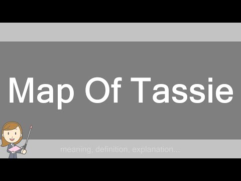 Map Of Tassie