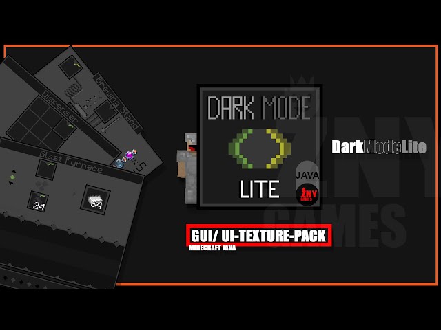 DarkModeLite - GUI-TEXTURE-PACK 1.16.x Minecraft Texture Pack