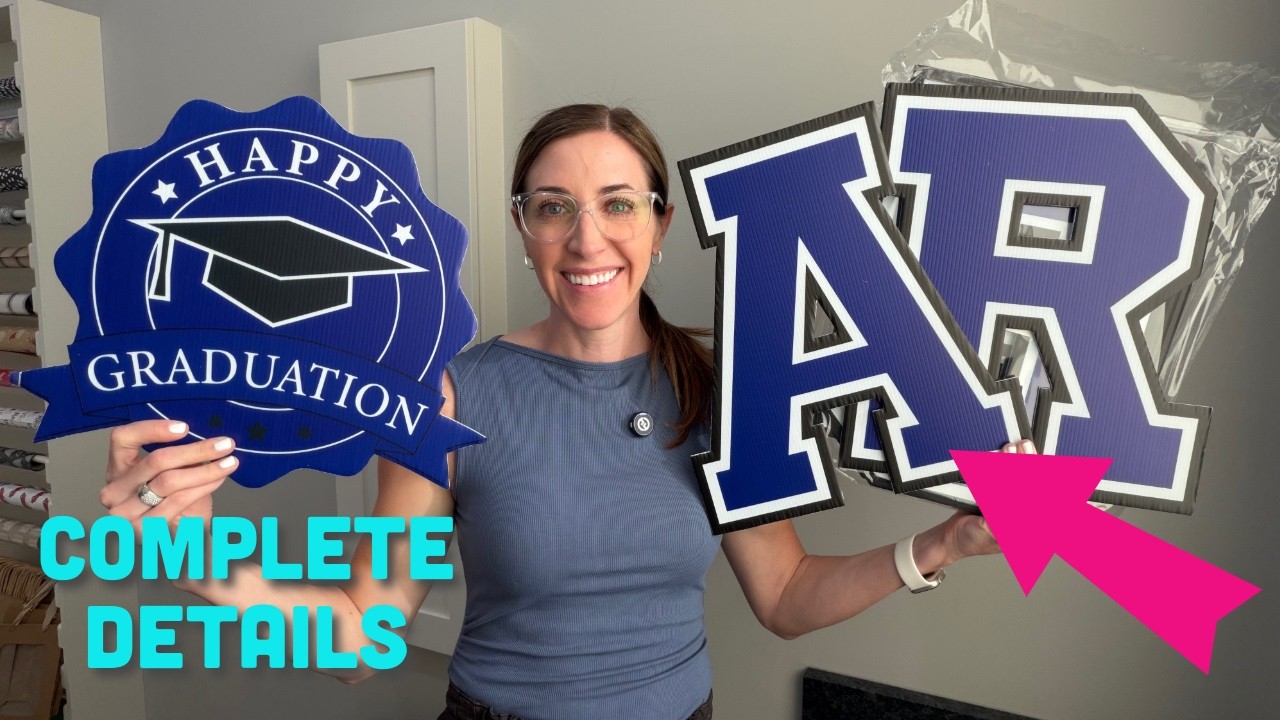 Make Your Yard Pop  | Graduation Sign Set Must-Have