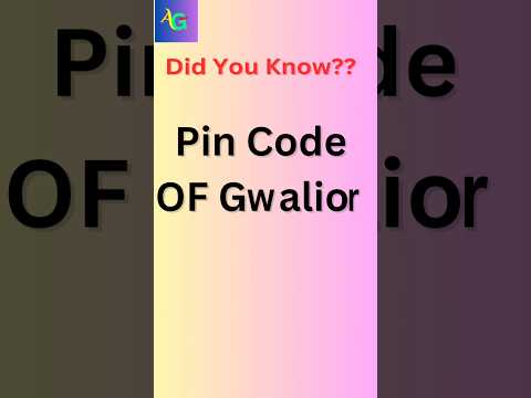 Did You Know The Pincode Of Gwalior #trending #pincode #shorts #gk #trendingsong @Apnagao2m
