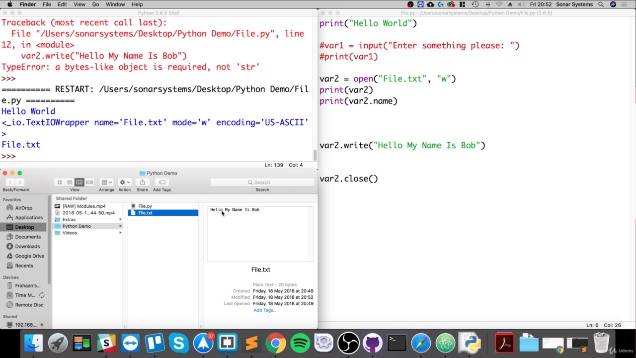 Python Programming Bible | Networking, GUI, Email, XML, CGI : File Inputs & Ouputs