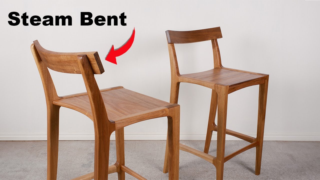 Building a Pair of Elegant Bar Stools