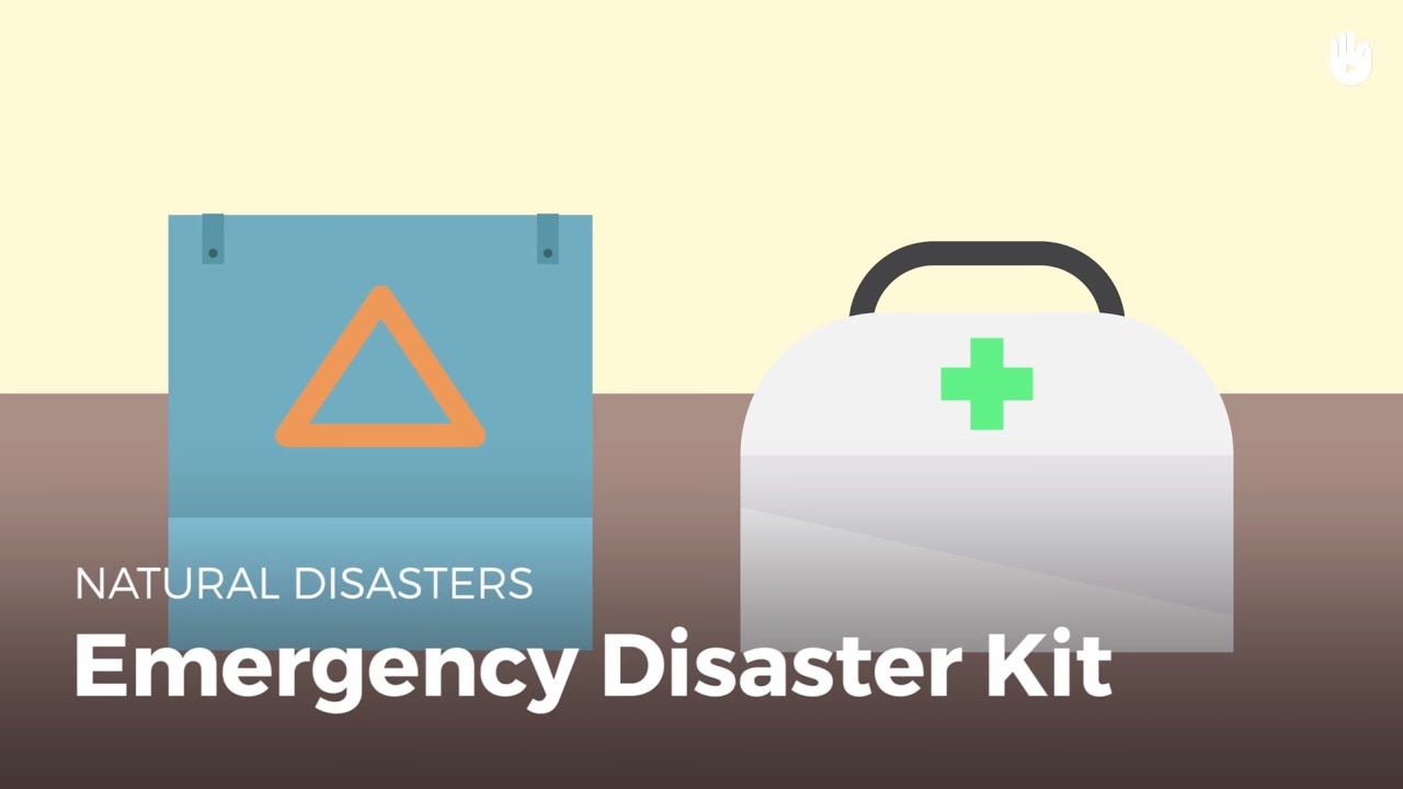 Emergency Disaster Kit - Prepare in the Event of a Natural Disaster ...