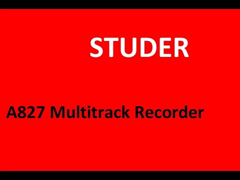 Studer A827 24 Track Analog Tape Machine - ranked #11 in Analog ...