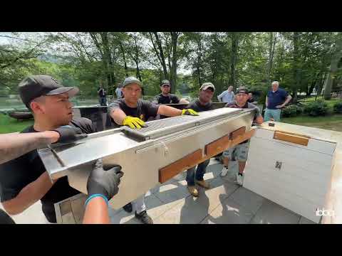 DIY Build & Install Testimonial of an Angara Maximus Grill Chassis in a Custom Outdoor Grill Table