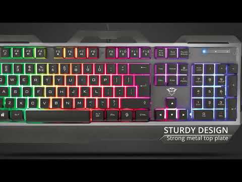 Tastatura gaming Trust GXT 856 Torac, Iluminare RGB