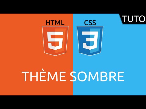 Learn Tutoriel HTML CSS thème sombre - Mind Luster
